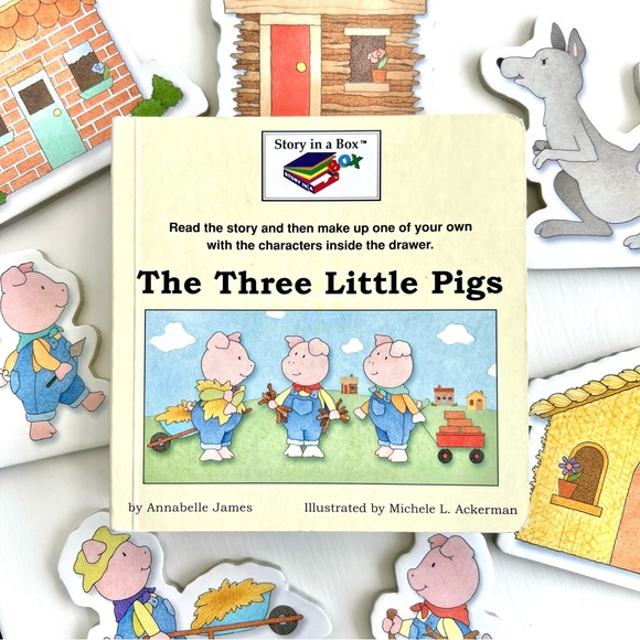 Story in a Box | Toys | The Three Little Pigs Story In A Box Board Book ...